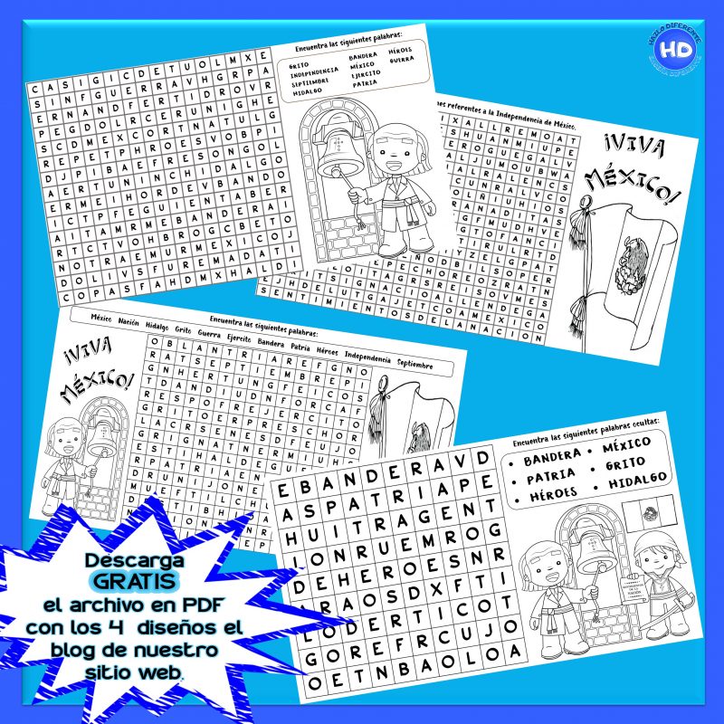 SOPA DE LETRAS INDEPENDENCIA – Hazlo Diferente